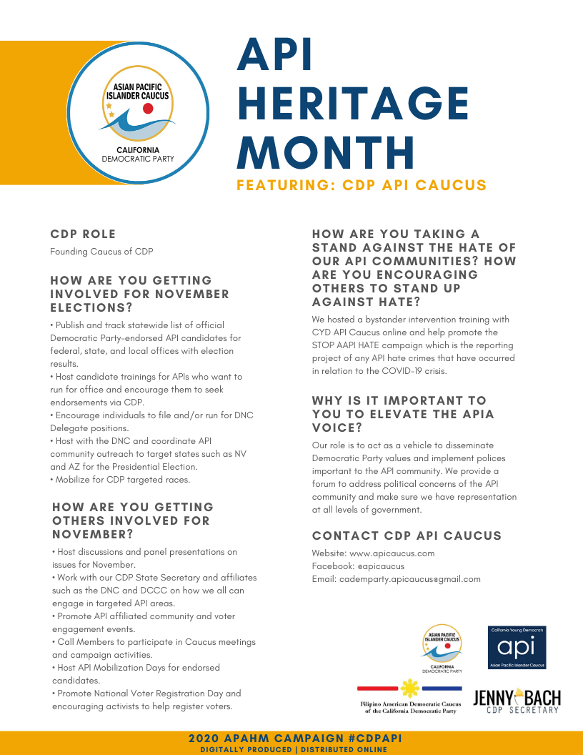 CADEM Celebrates API Heritage Month – Asian American Pacific Islander ...