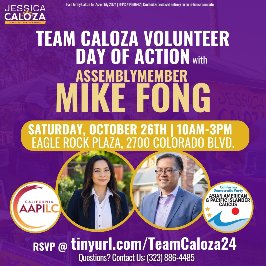 October Events – Asian American Pacific Islander Caucus